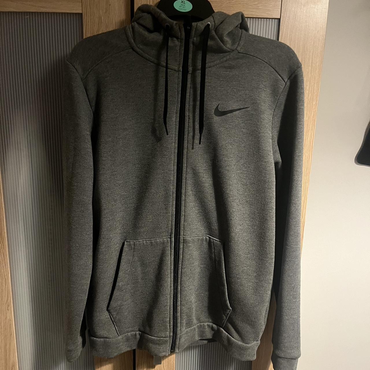 Nike grey jacket. No flaws. Only worn handful of times - Depop