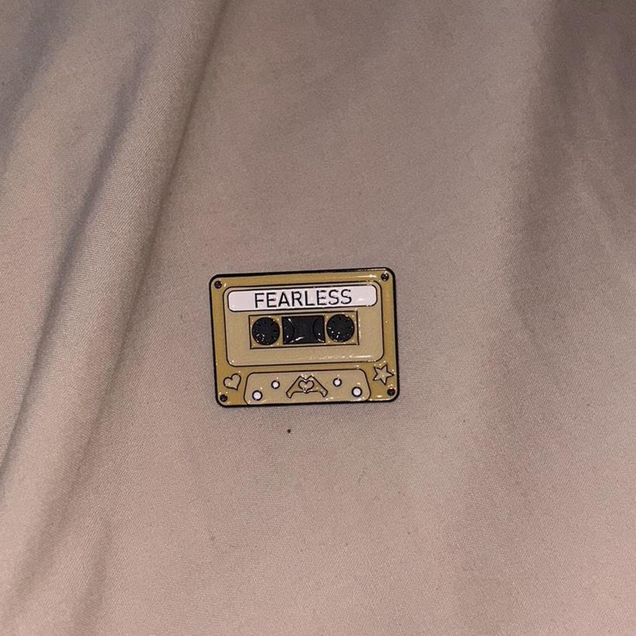 Fearless Taylor swift music pin badge enamel pin - Depop