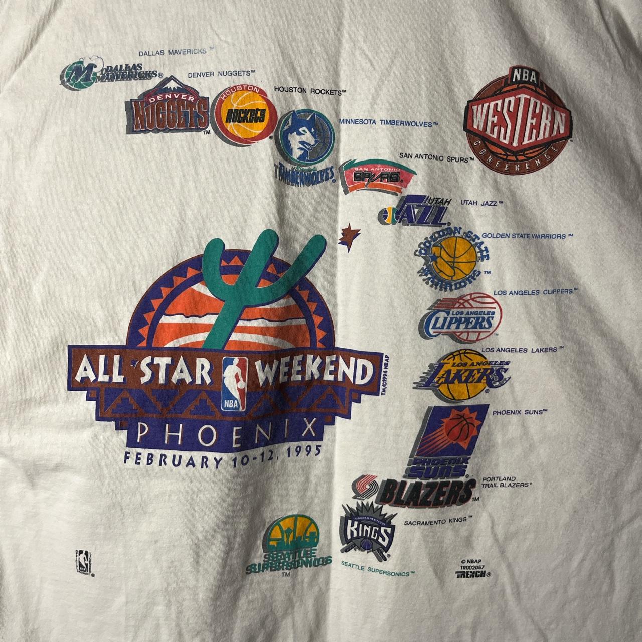 NBA Men's White T-shirt | Depop