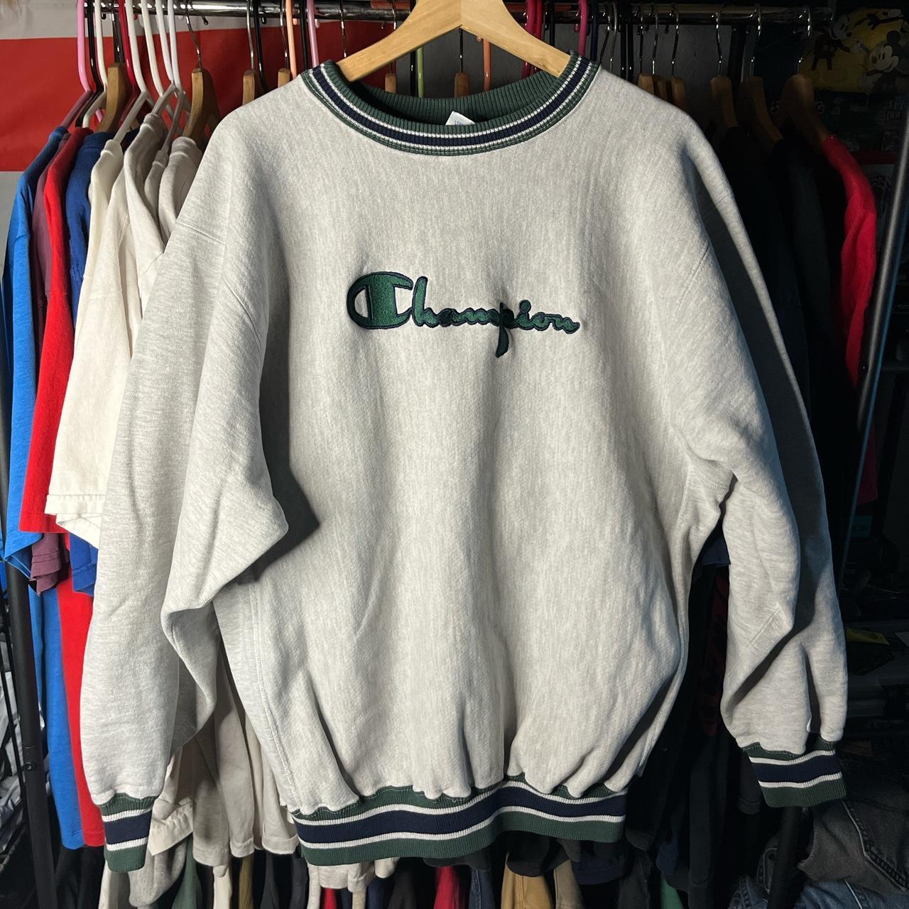 90s Champion Reverse Weave. Beautiful color scheme... - Depop