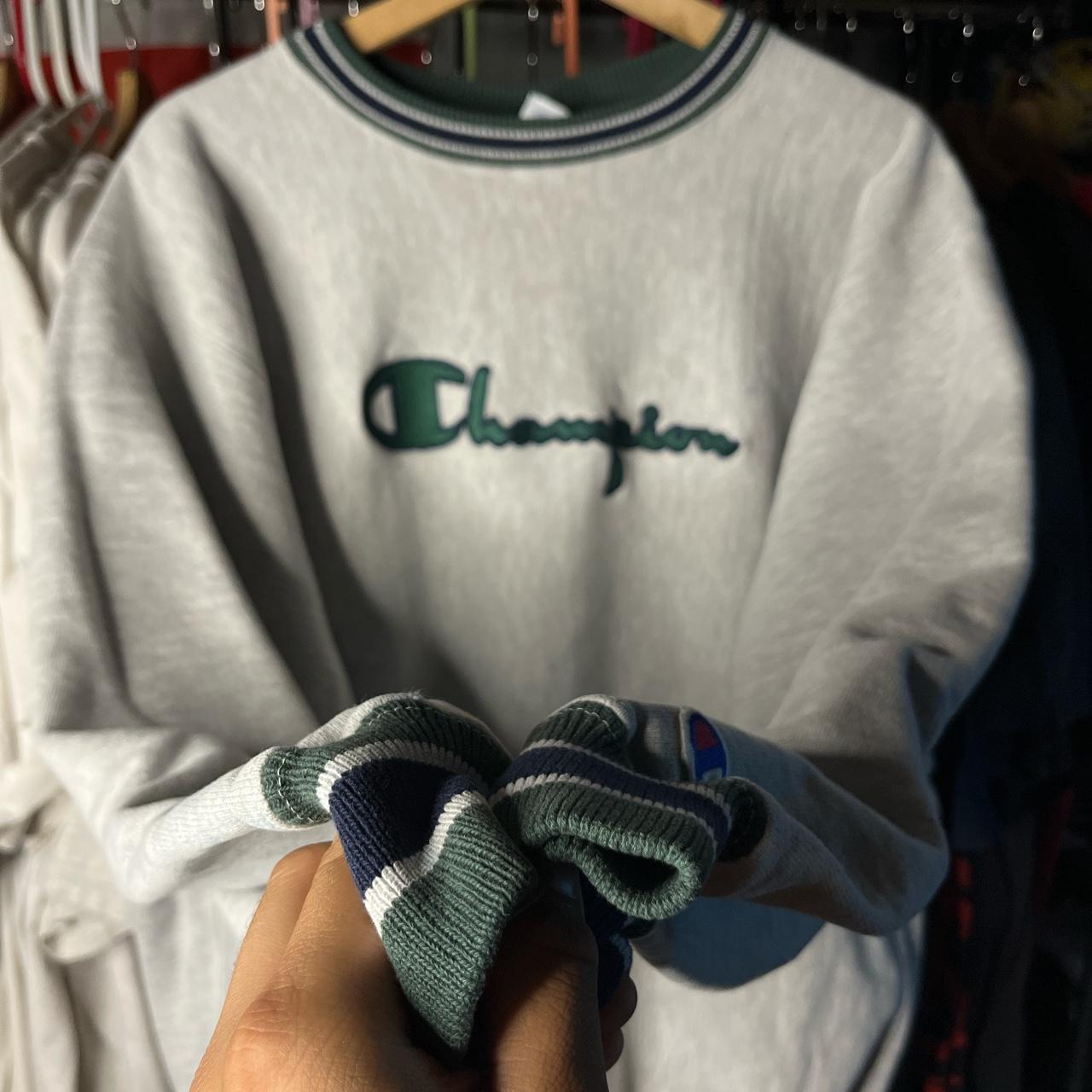 90s Champion Reverse Weave. Beautiful color scheme... - Depop