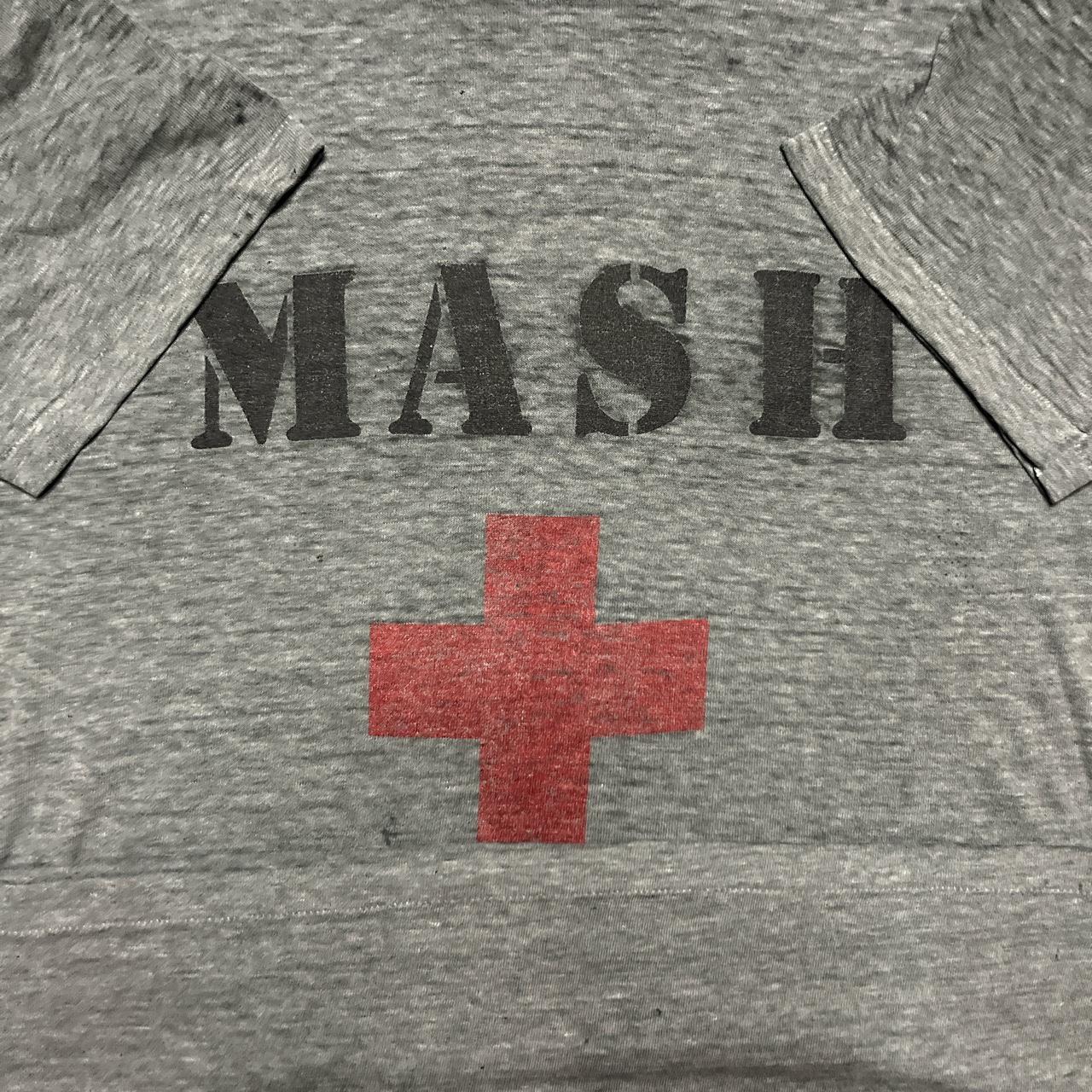 70s RARE MASH Tv Promo tee. Great distress and... - Depop
