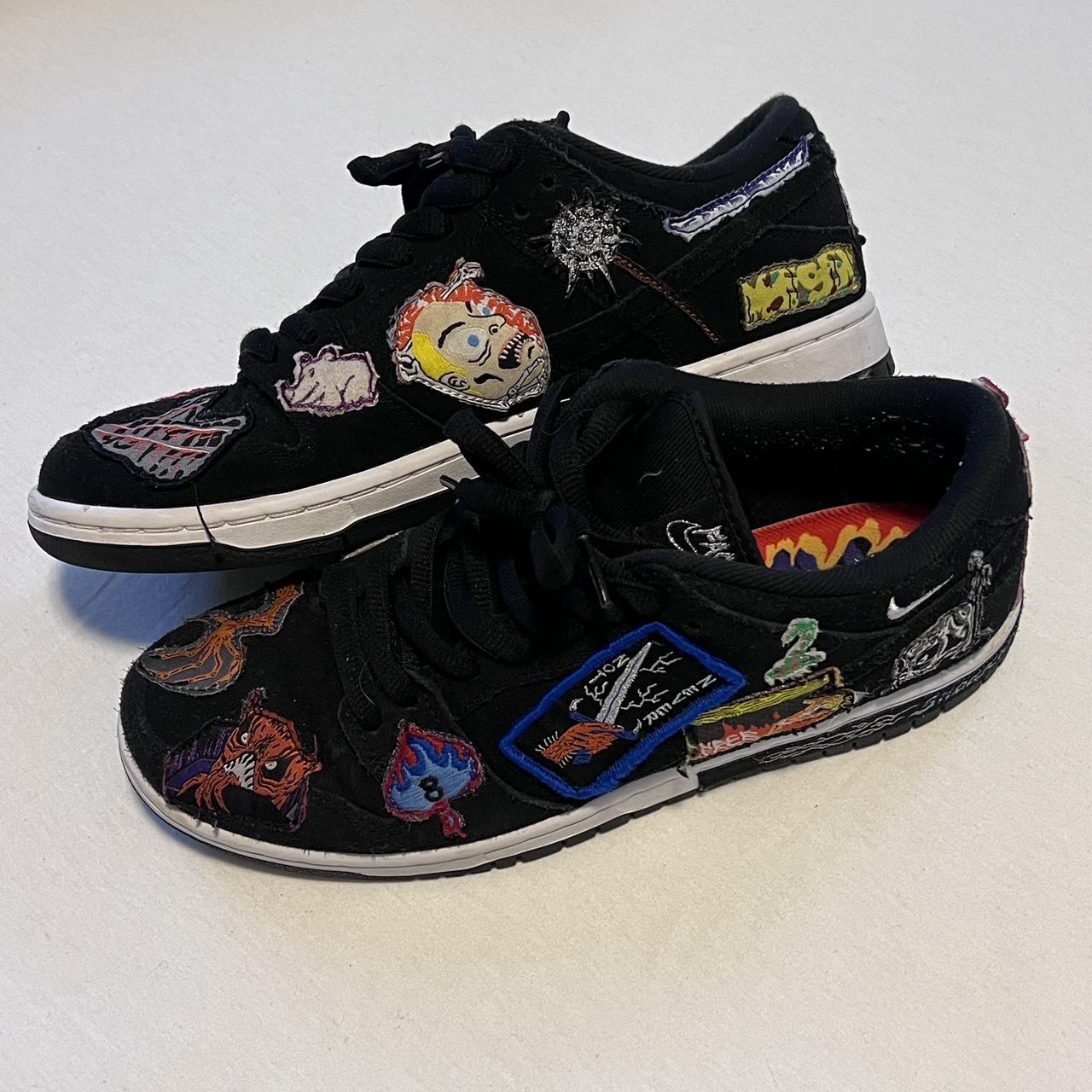 Nike SB x Neckface Dunk Low Pro Shoes - Depop