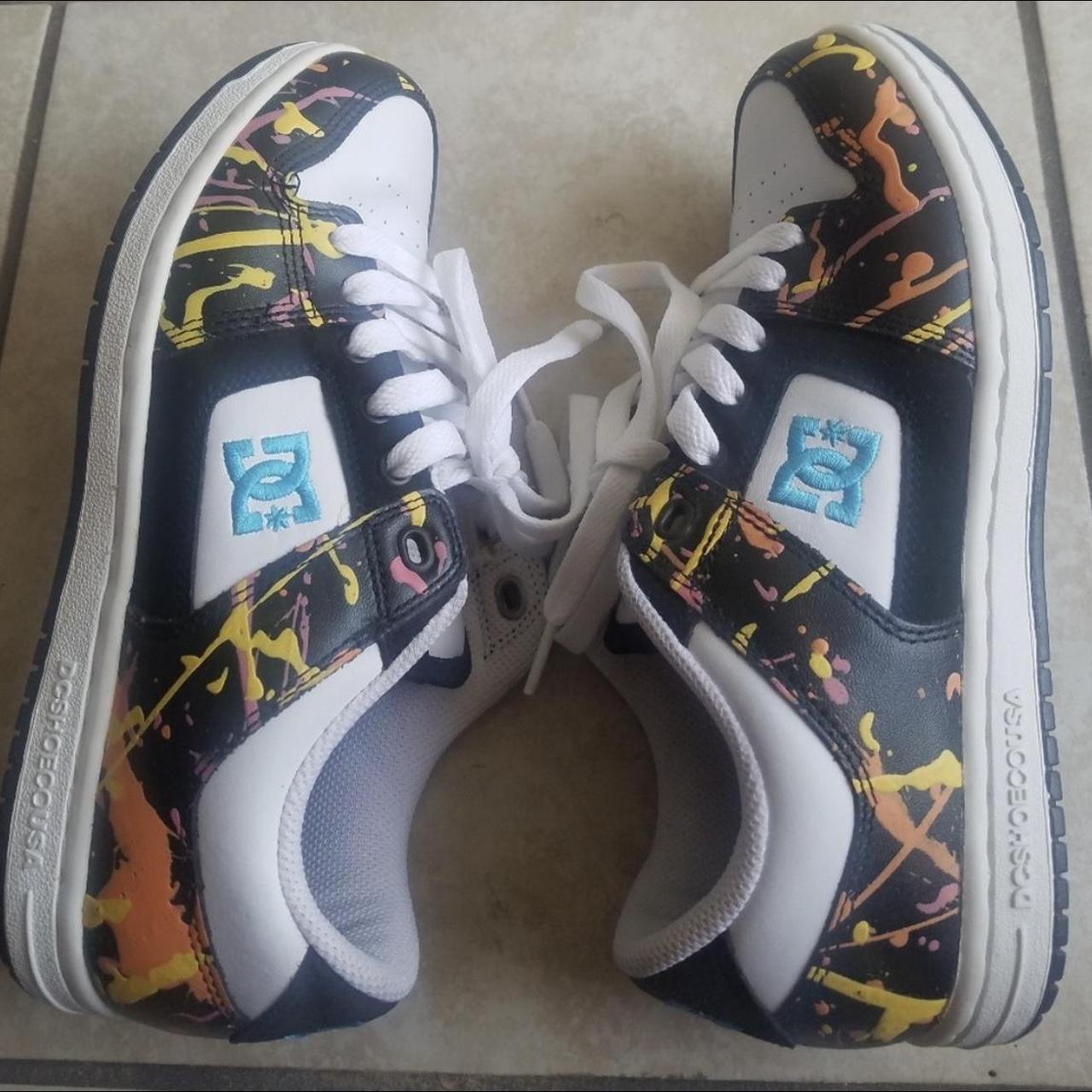 Paint splatter cool detail, in good condition. #dc... - Depop