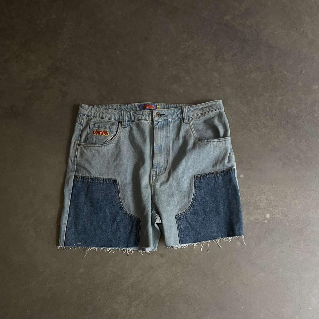 Y2K Empyre Double Knee Jorts 38 Waist 7” Inseam... - Depop