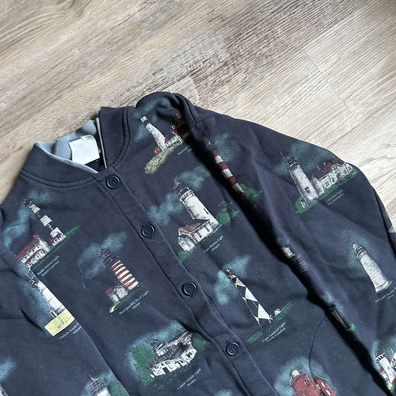 90s Lighthouse Sweatshirt Size Large 20 x 27 - Depop