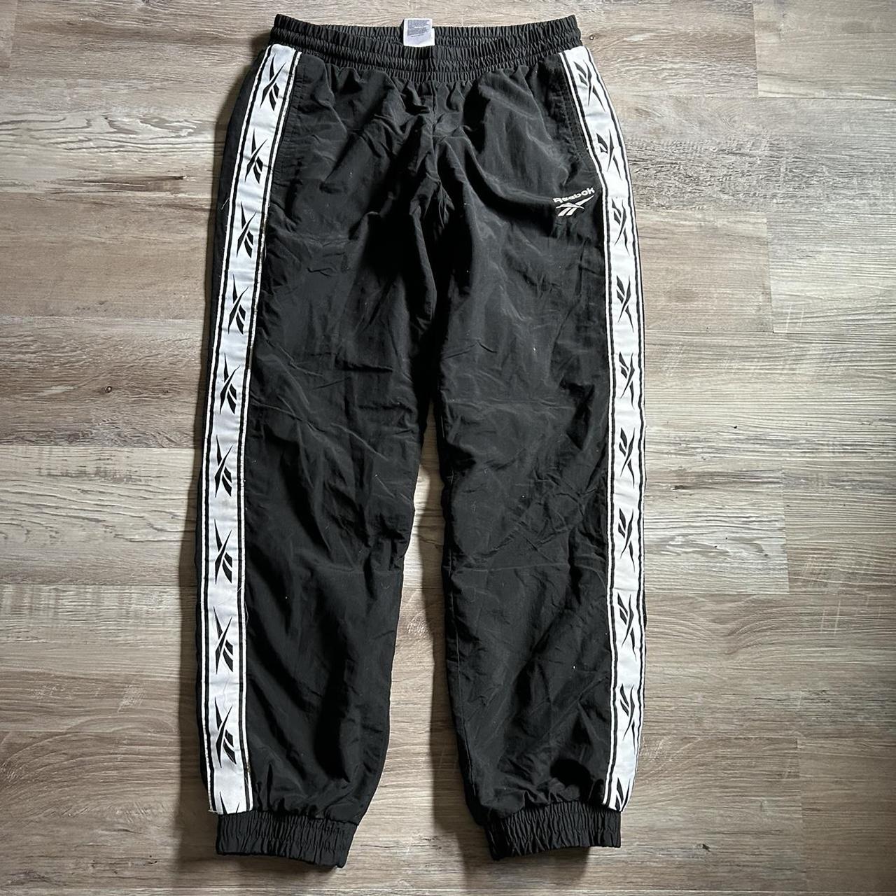 90s Reebok Track Pants Size Medium - Depop