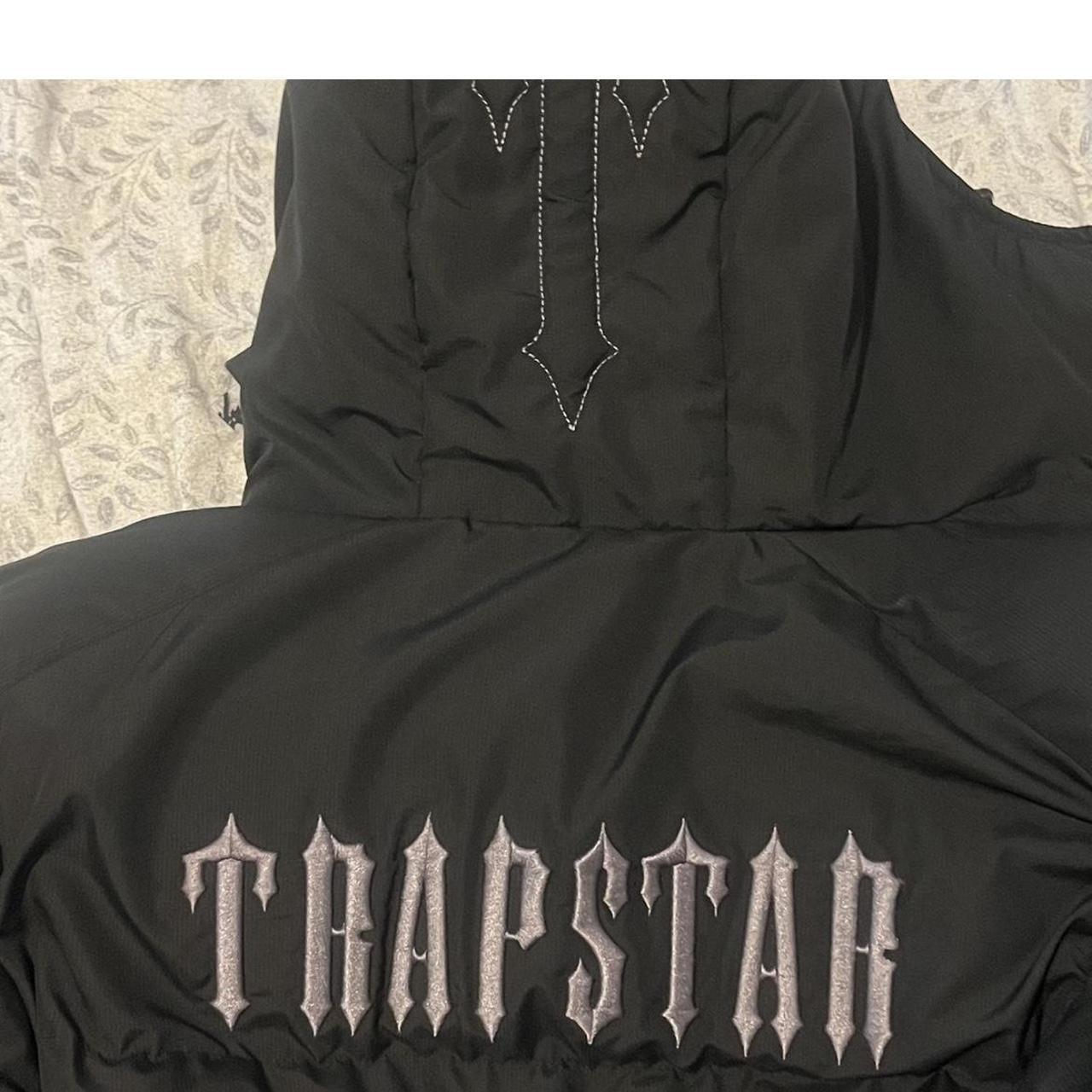 women’s trapstar decoded jacket / slight fault with... - Depop
