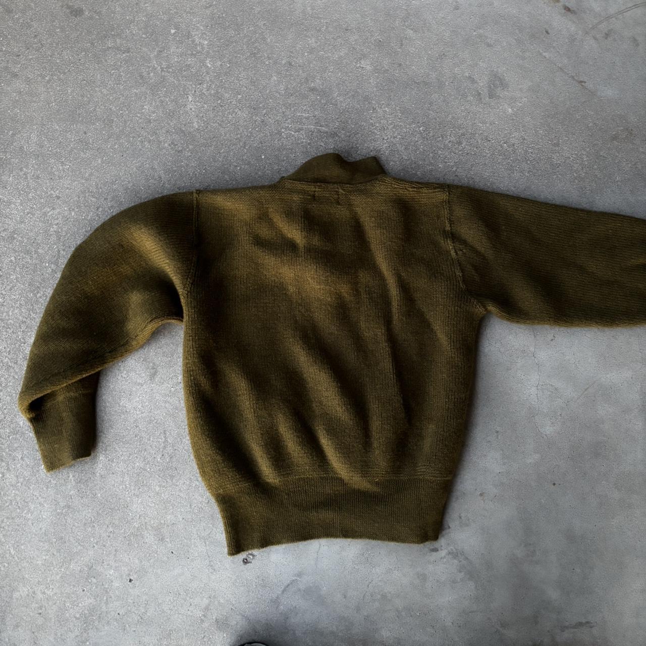 Vintage Air Force US Army Mechanic Sweater Size... | Depop