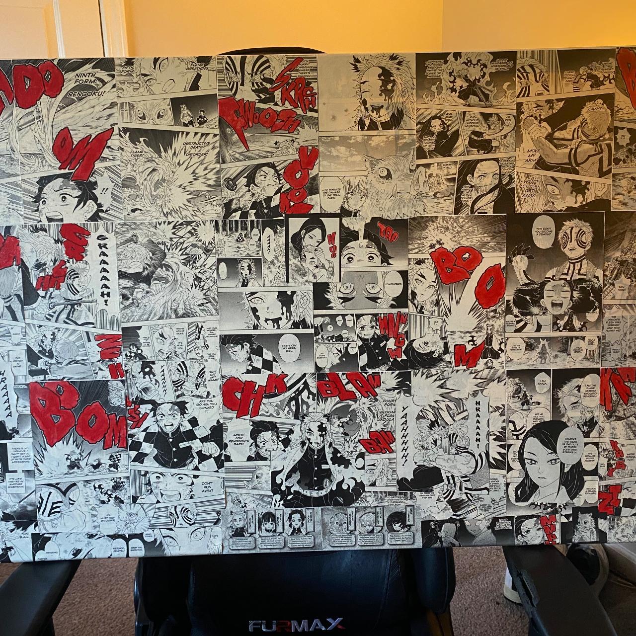Custom Handmade Manga Canvas. Various in sizes and... - Depop