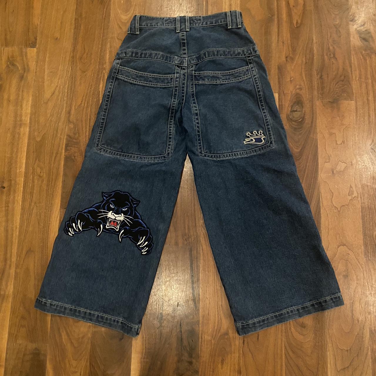 Super sick panther JNCO jeans. Perfect condition... - Depop
