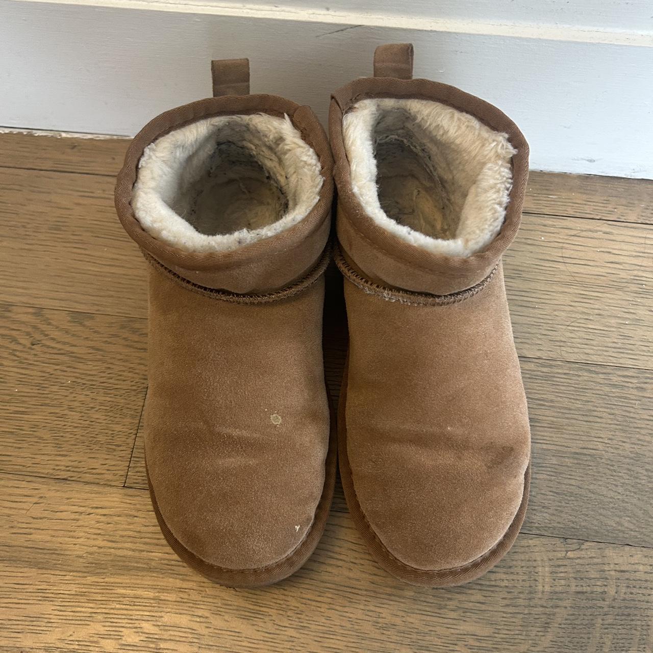 Uggs low cut, in original chestnut color... - Depop
