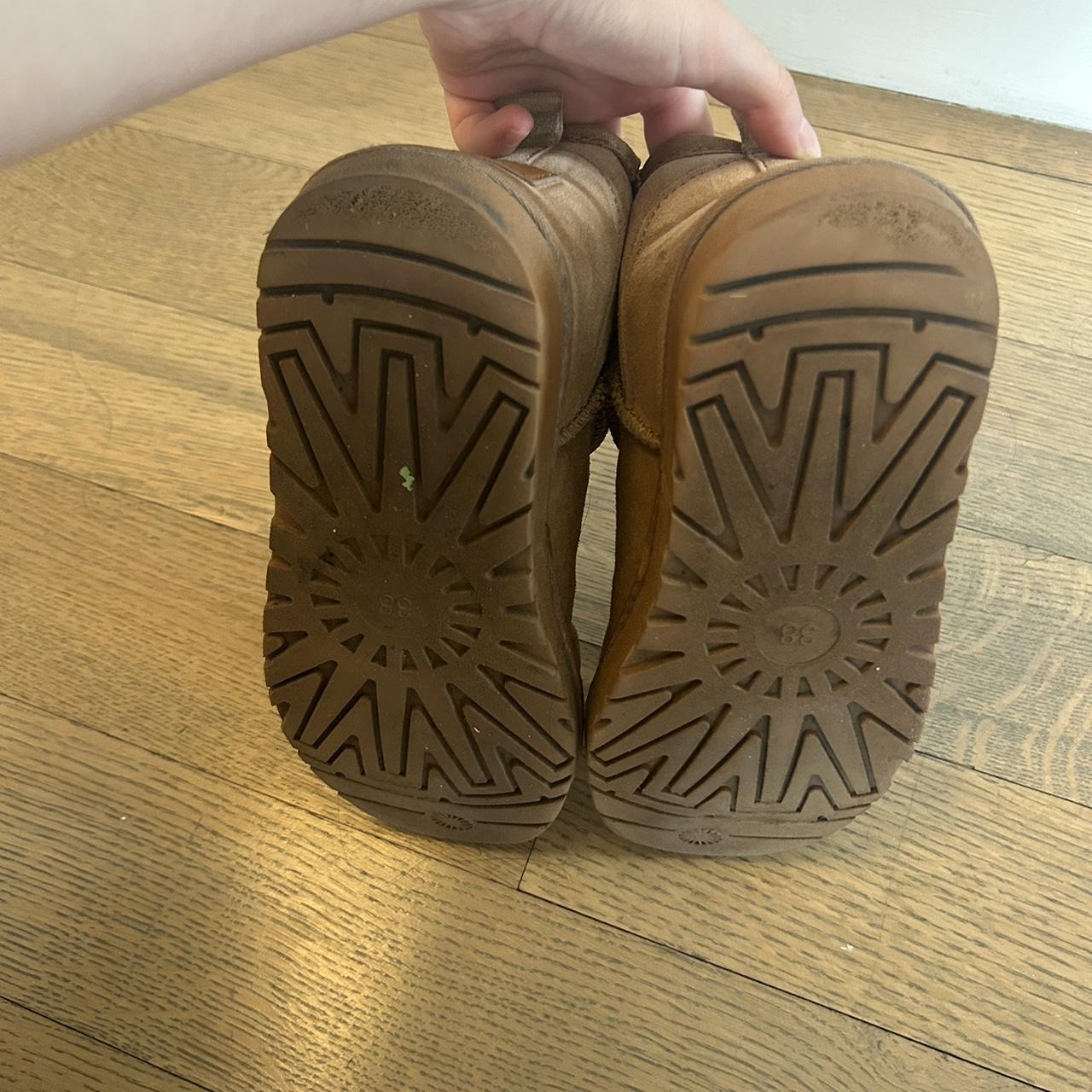 Uggs low cut, in original chestnut color... - Depop