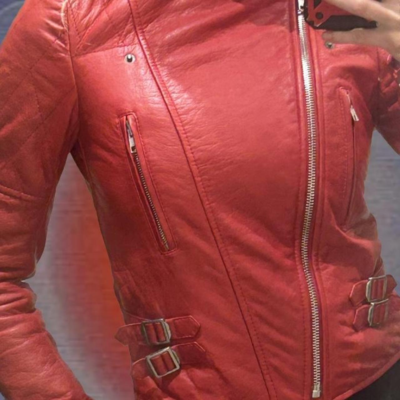 Beautiful Joseph red leather Jacket ♥️ #joseph... - Depop
