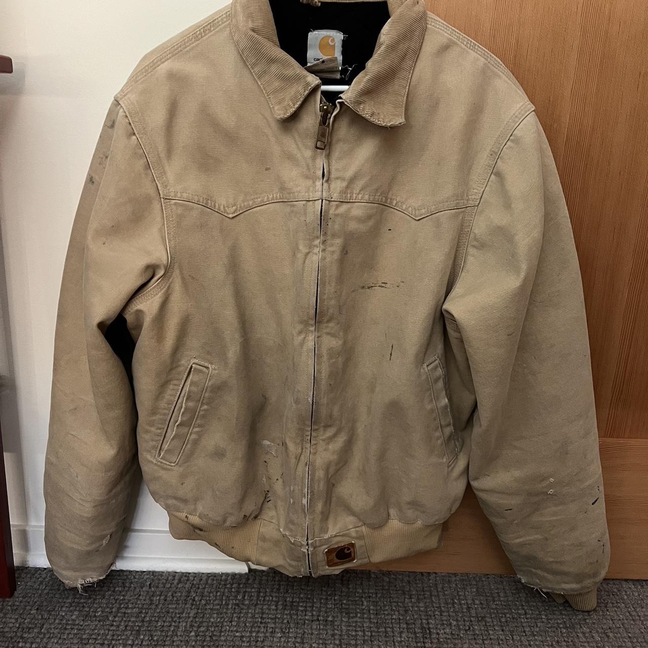 Carhartt Men's Tan Jacket | Depop