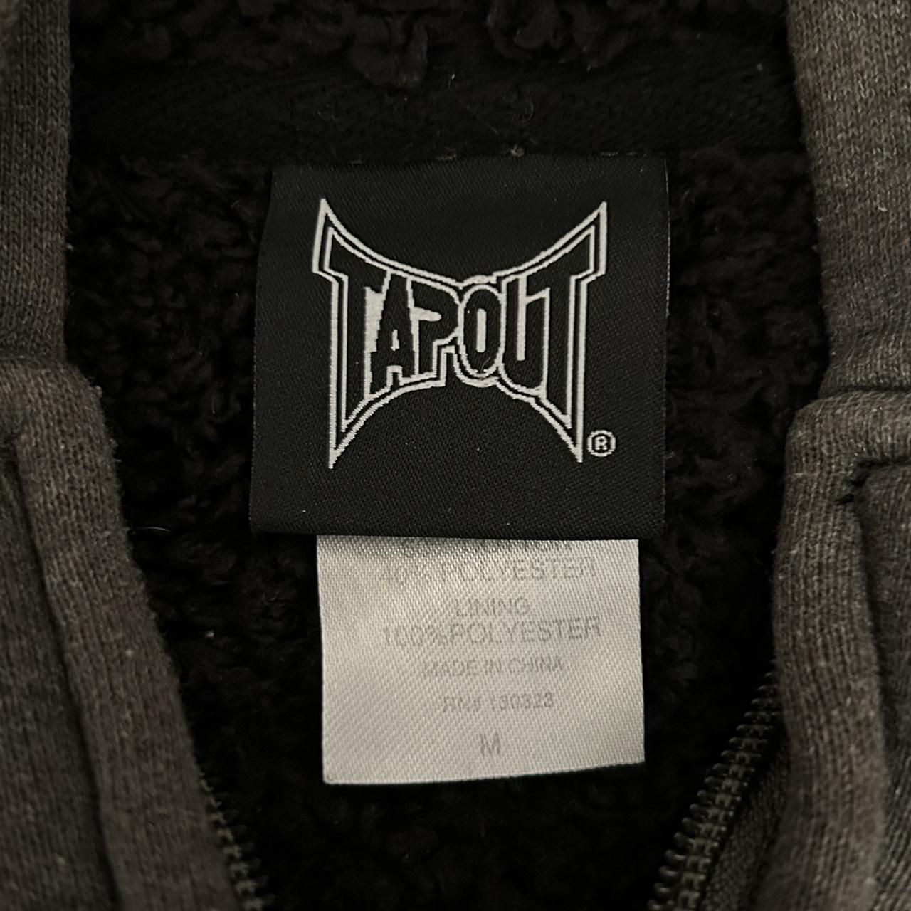 clean tapout hoodie that has red writing for the... - Depop