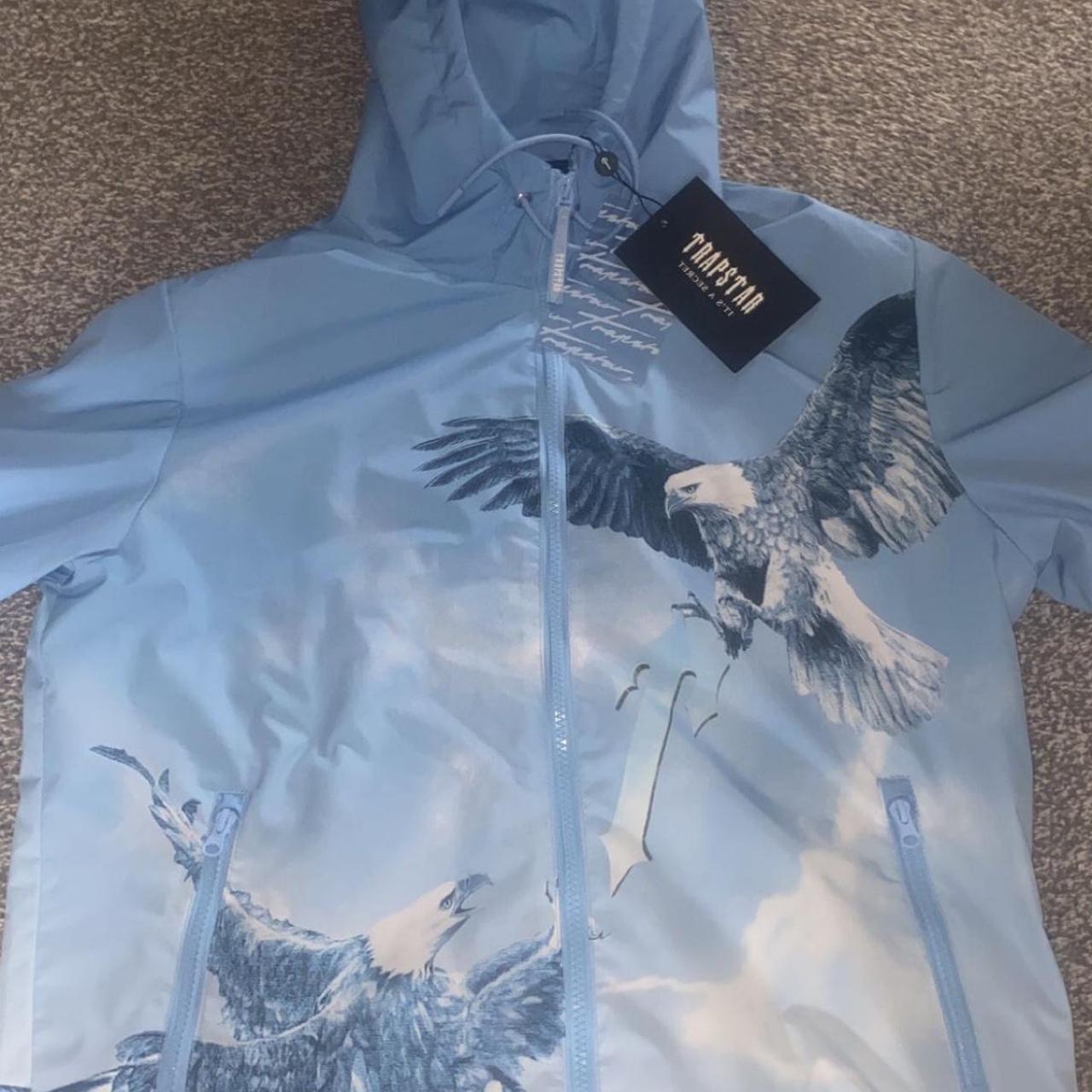 Trapstar eagle windbreaker Size medium Brand new... - Depop