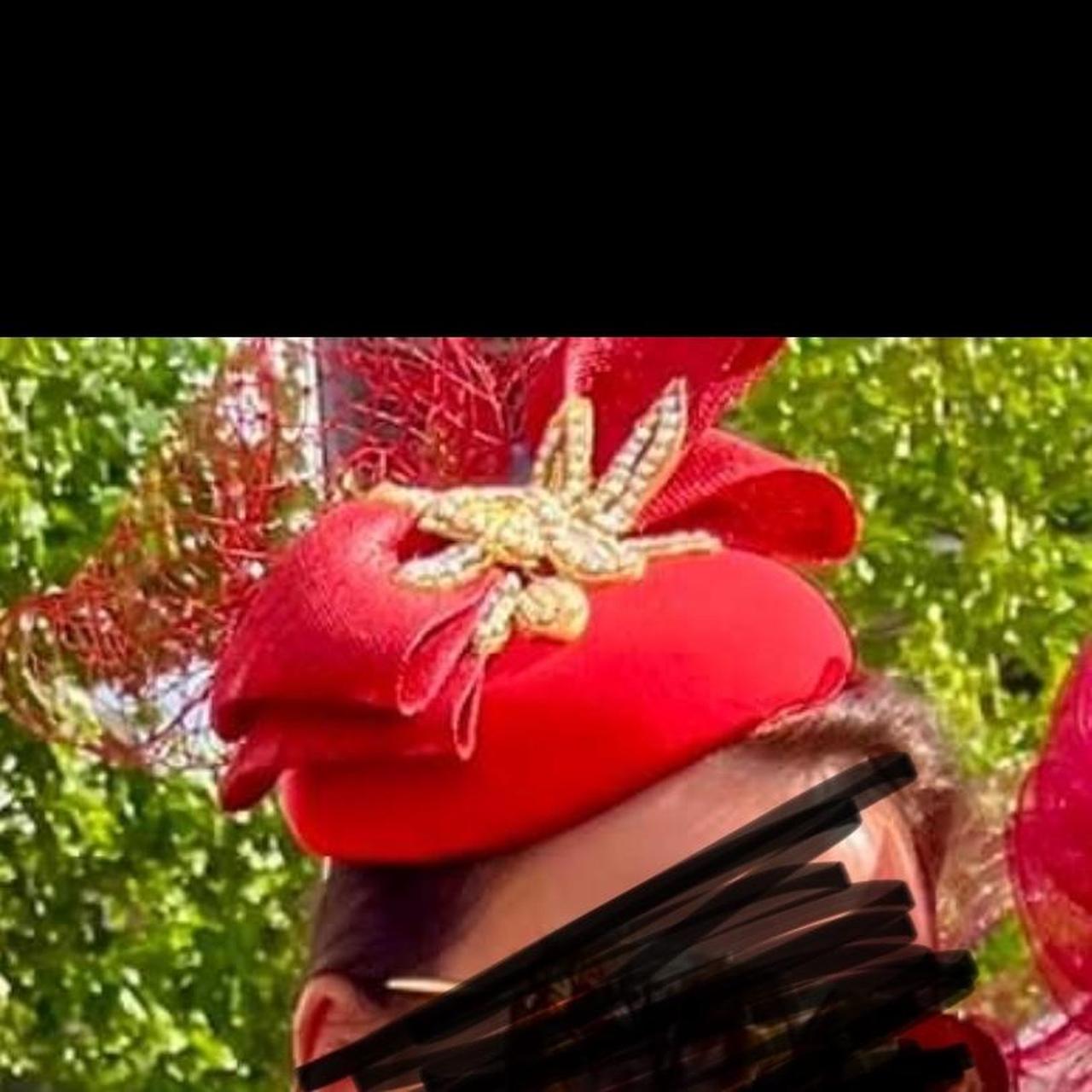 Red mark melia dress includes fasinator xx - Depop