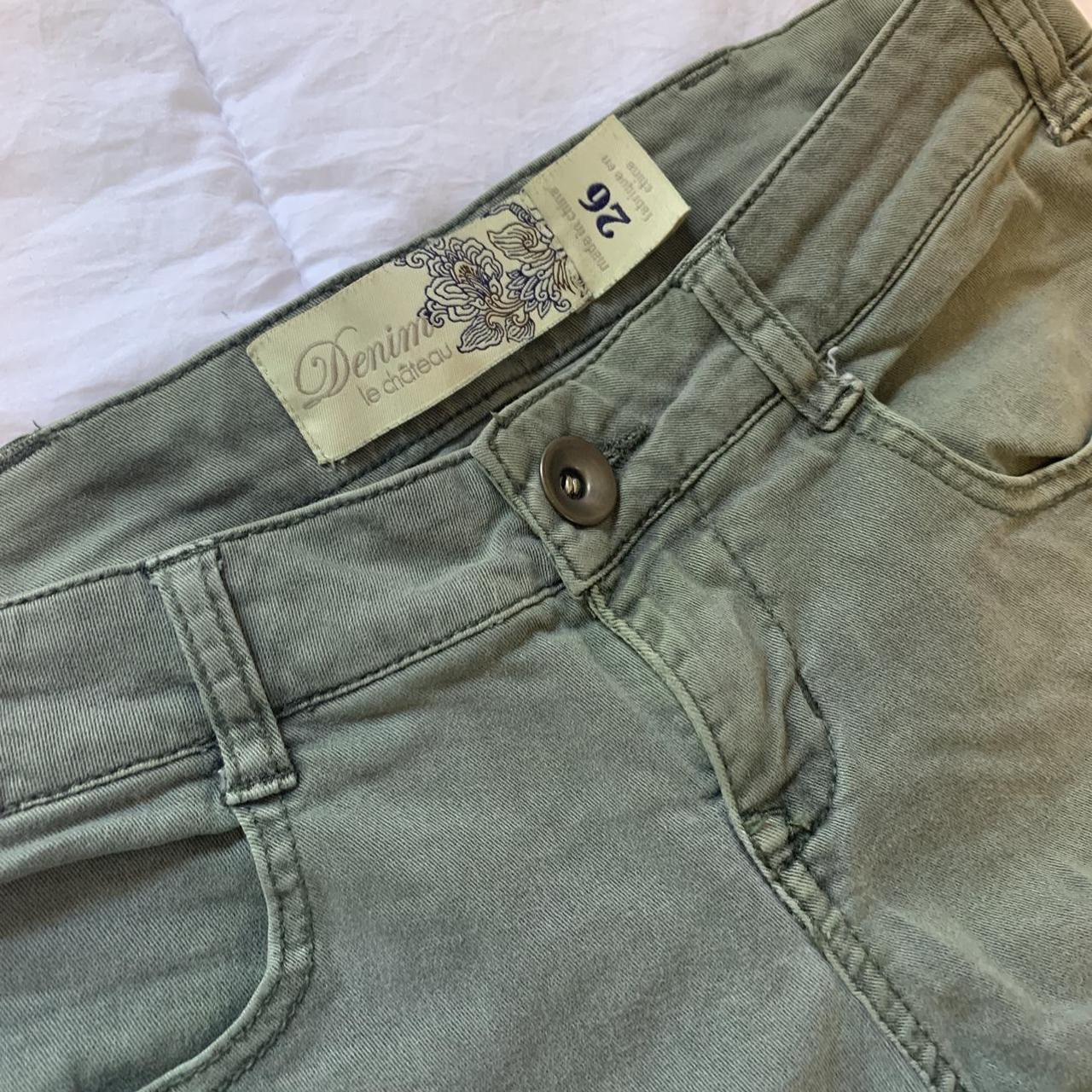 Low Rise “Army” Jeans (SIZE 26) - Depop
