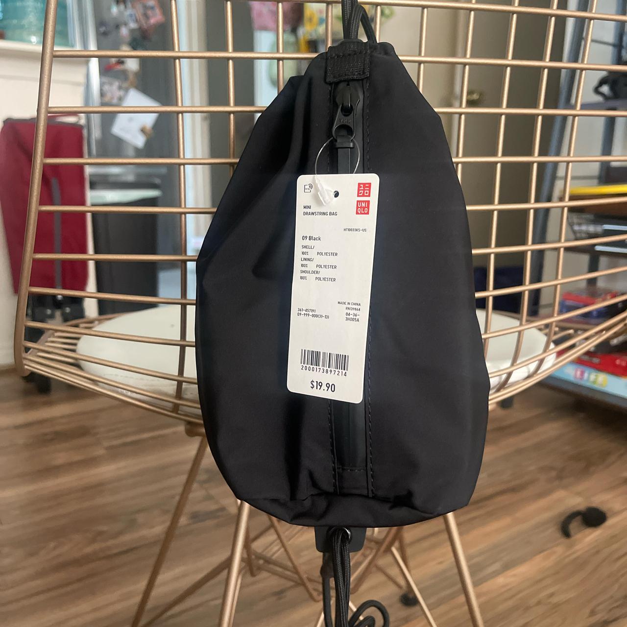 Brand new Uniqlo mini drawstring bag with tags... - Depop