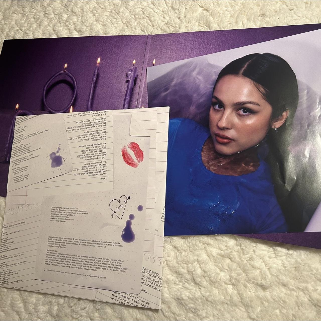 limited edition Olivia Rodrigo GUTS vinyl NEVER... - Depop