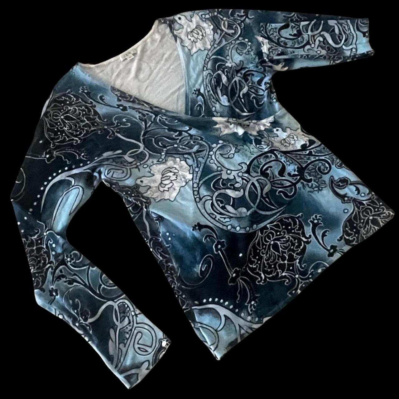 vintage cachè tee #y2k #floral #grunge #90’s #retro - Depop