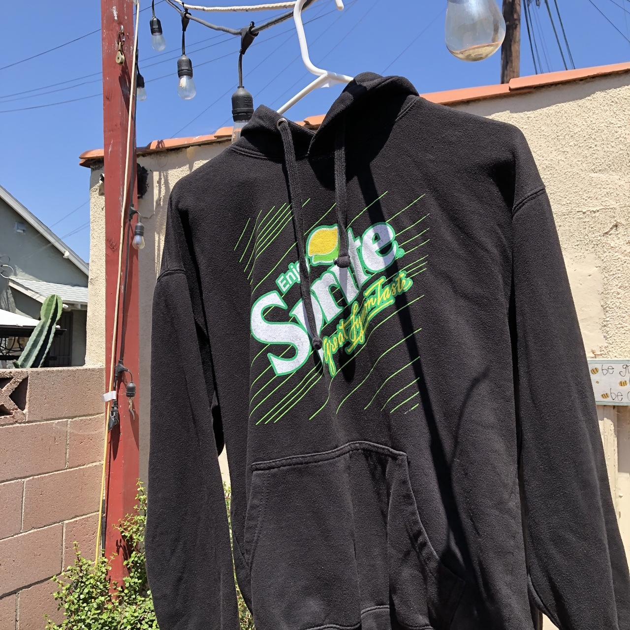 Boohoo Man Sprite Hoodie Medium - Fits like... - Depop