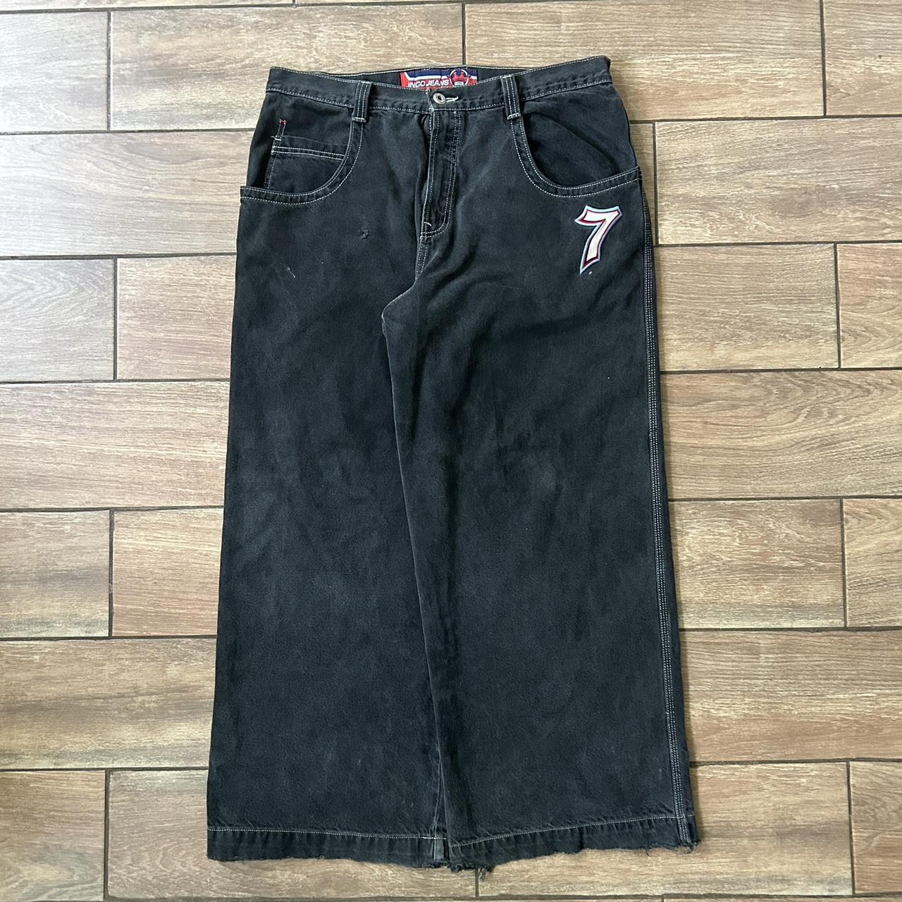 Grail black jnco 7 dice 38x32 Yes this is real... - Depop