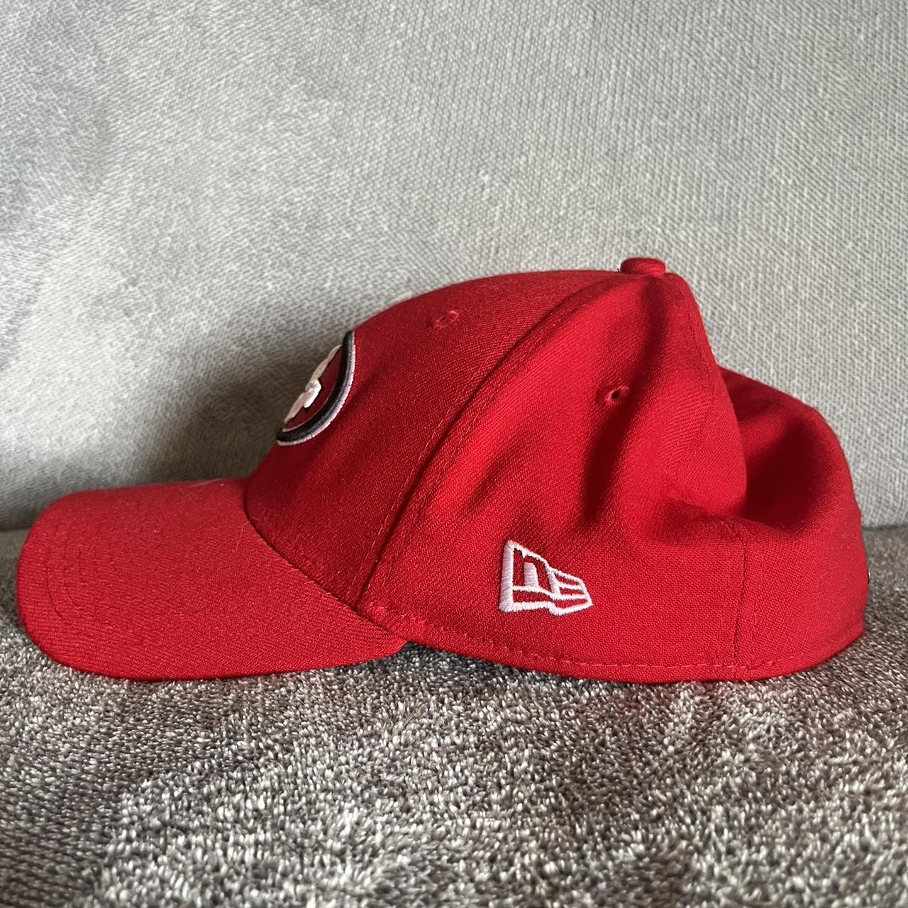 Men's Red and Gold Hat | Depop