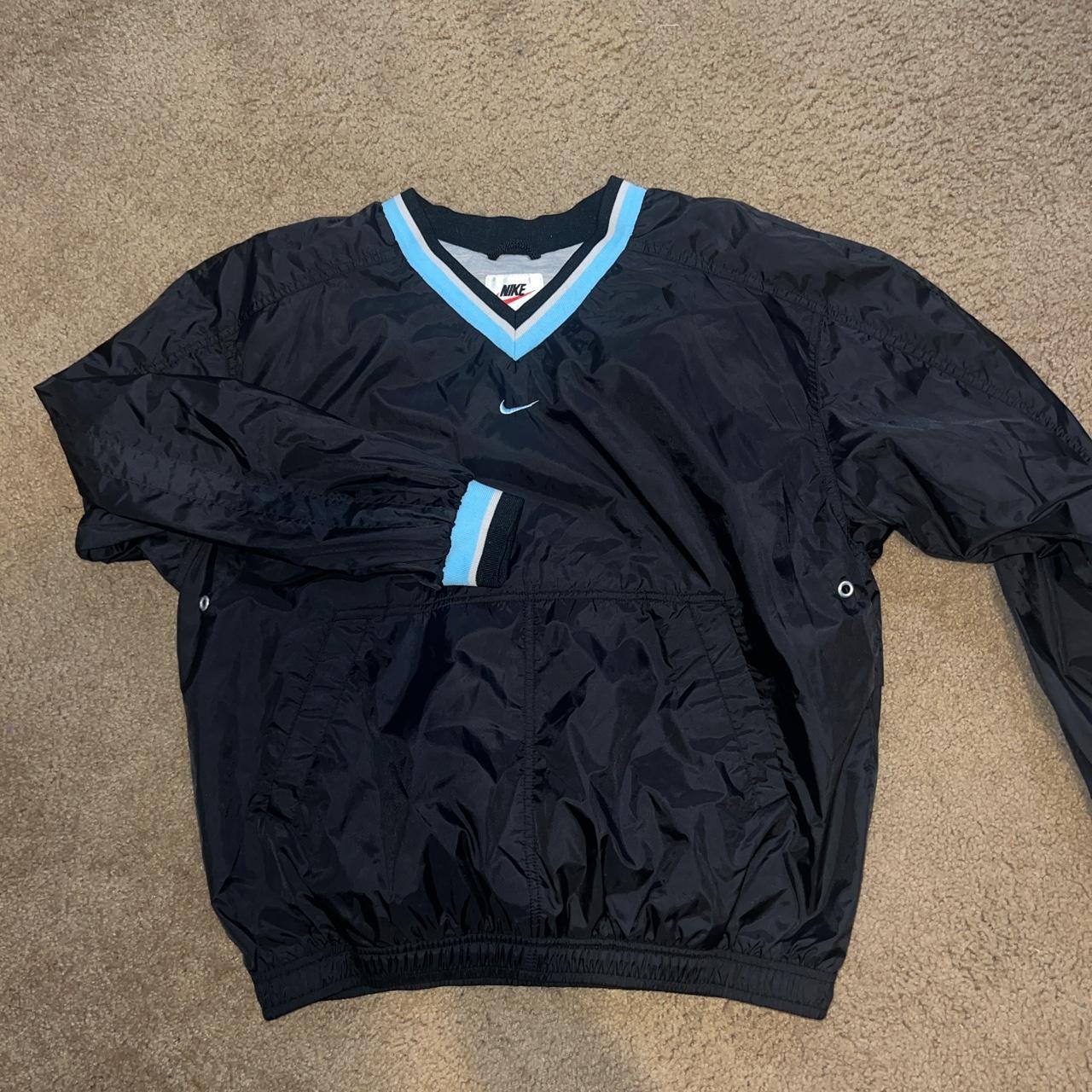 Vintage Nike center check windbreaker great... - Depop