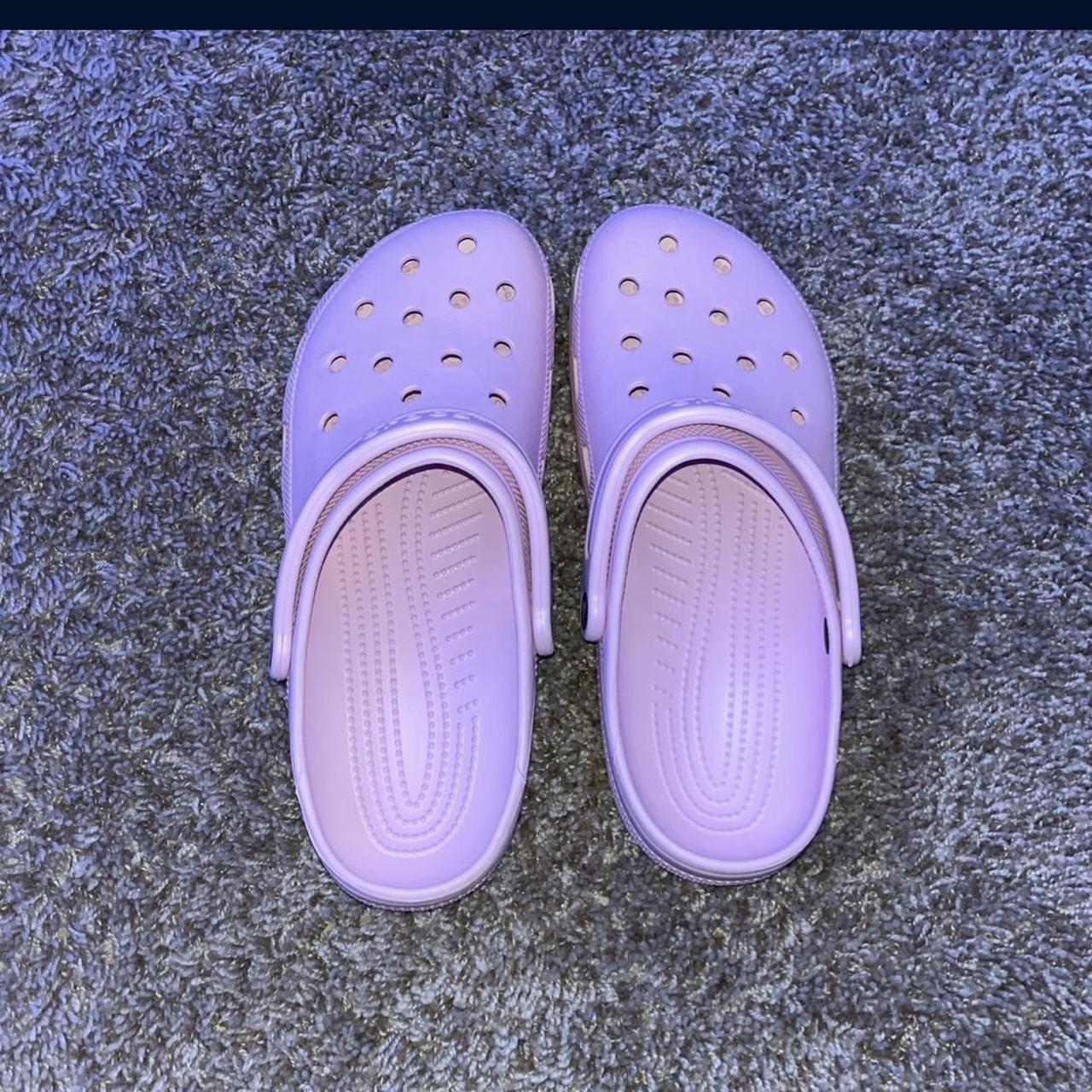 ballerina pink crocs size 11 brand new worn once - Depop