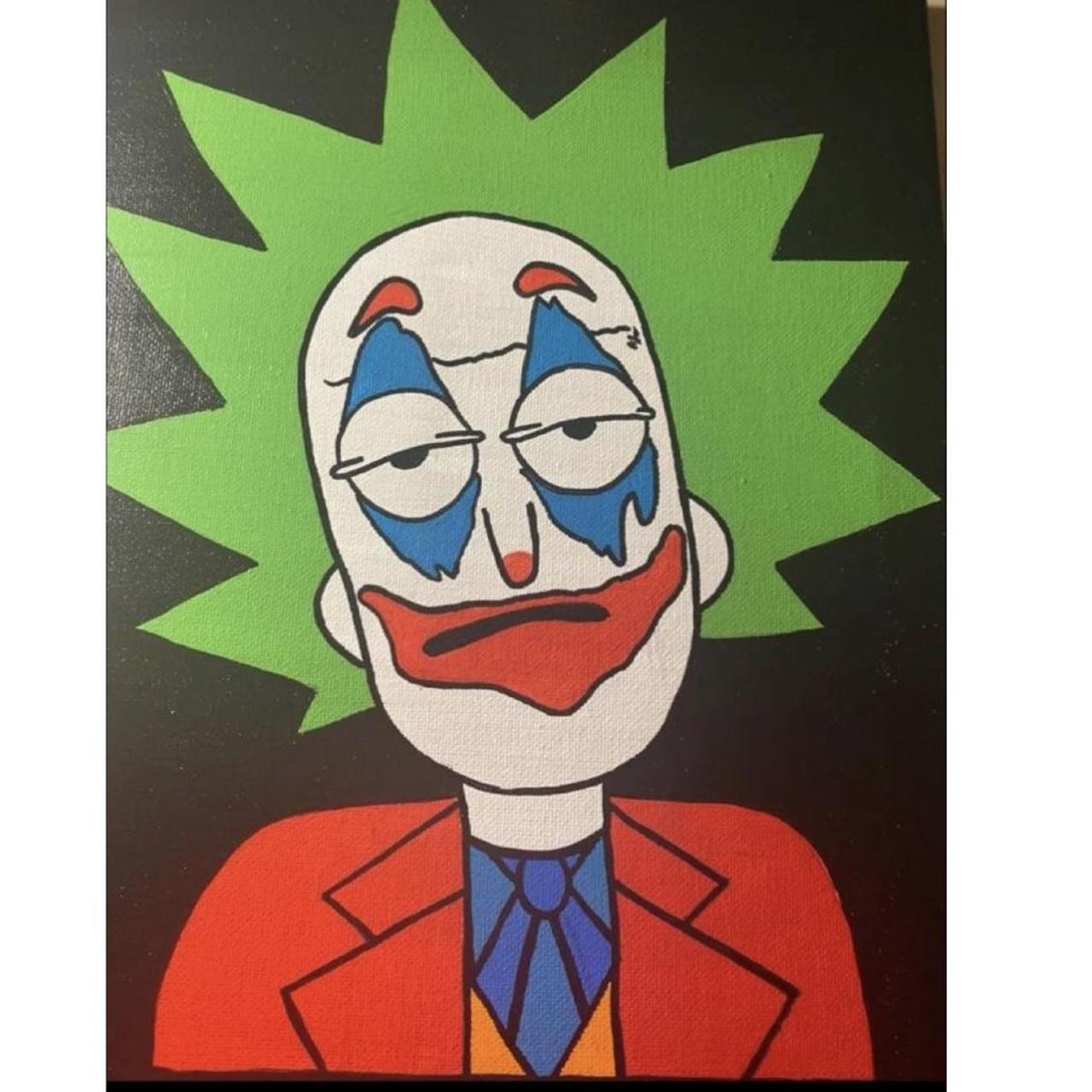 Rick Joker painting 8x10 canvas Room decor Home decor - Depop