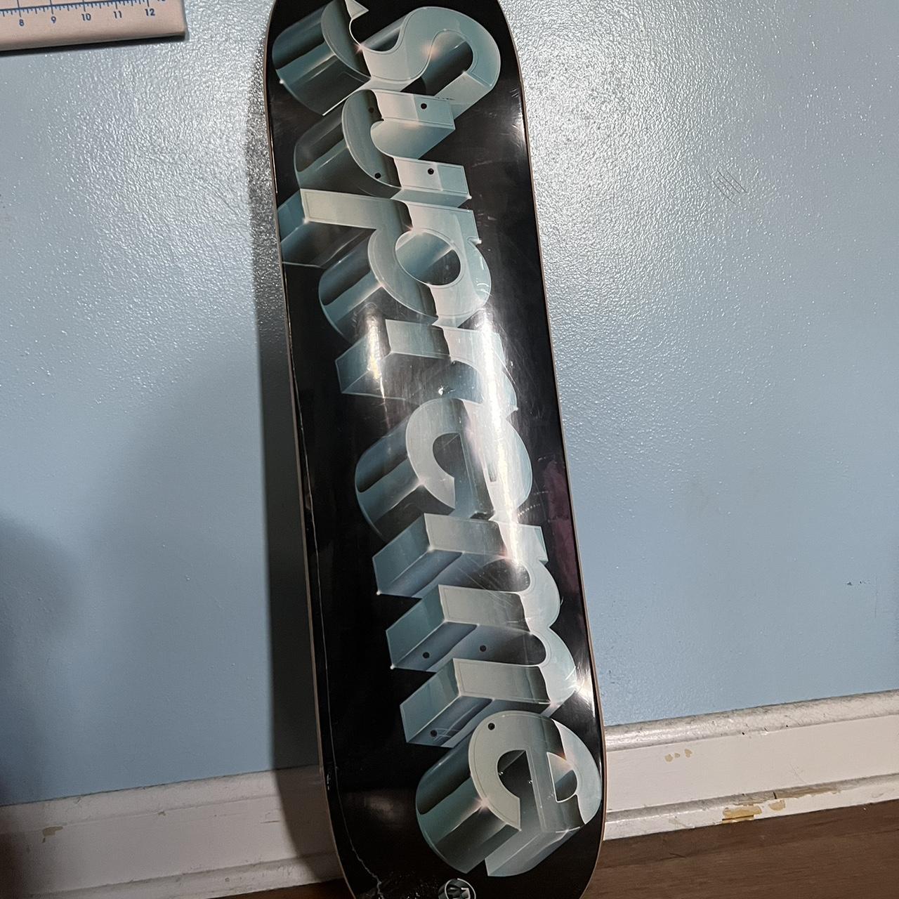 Supreme Chrome logo deck (size 8) - Depop
