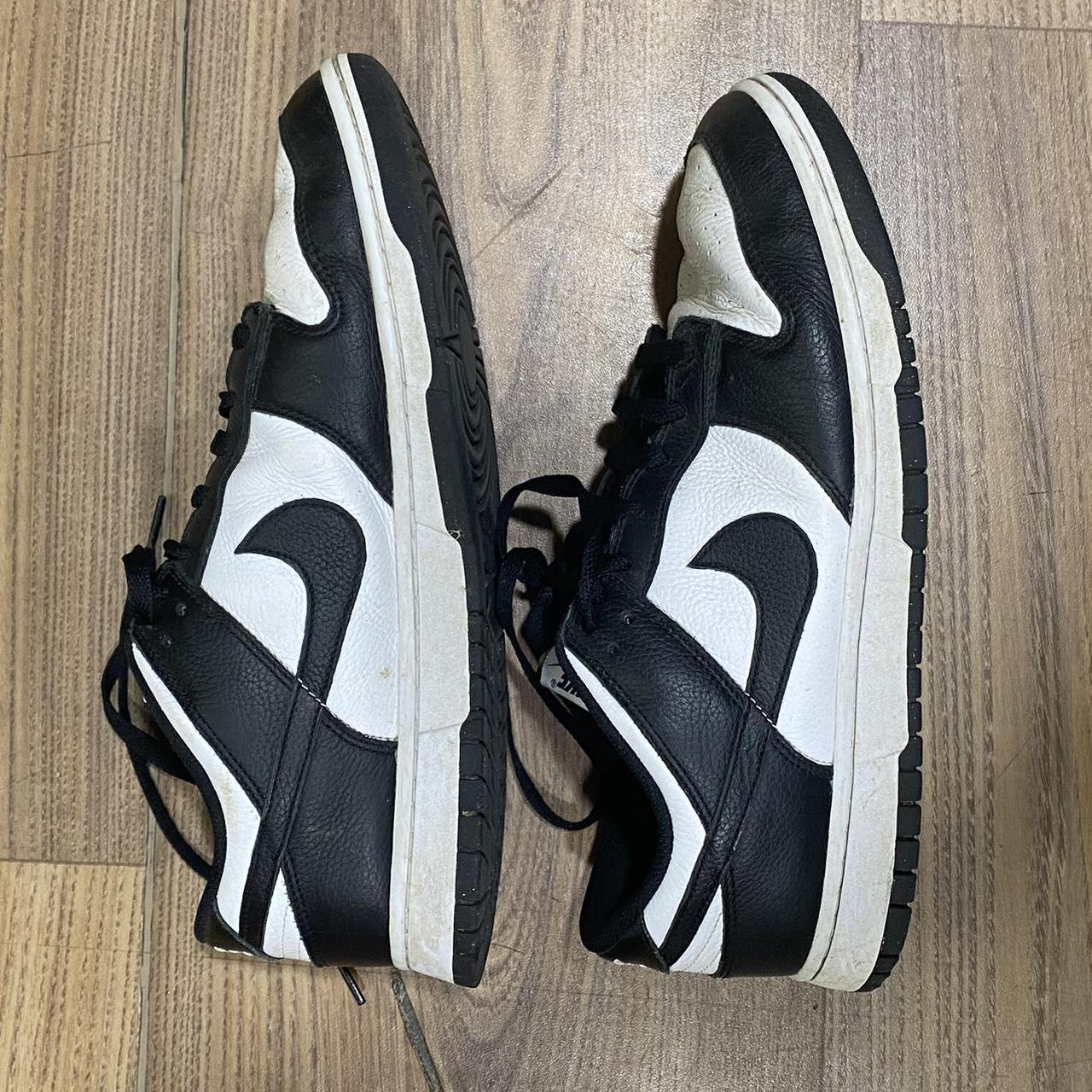 Nike Dunk Low Panda trainers - Depop