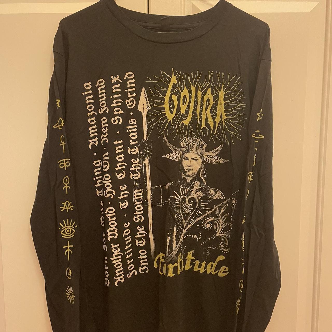 Gojira long sleeve with sleeve prints - Depop