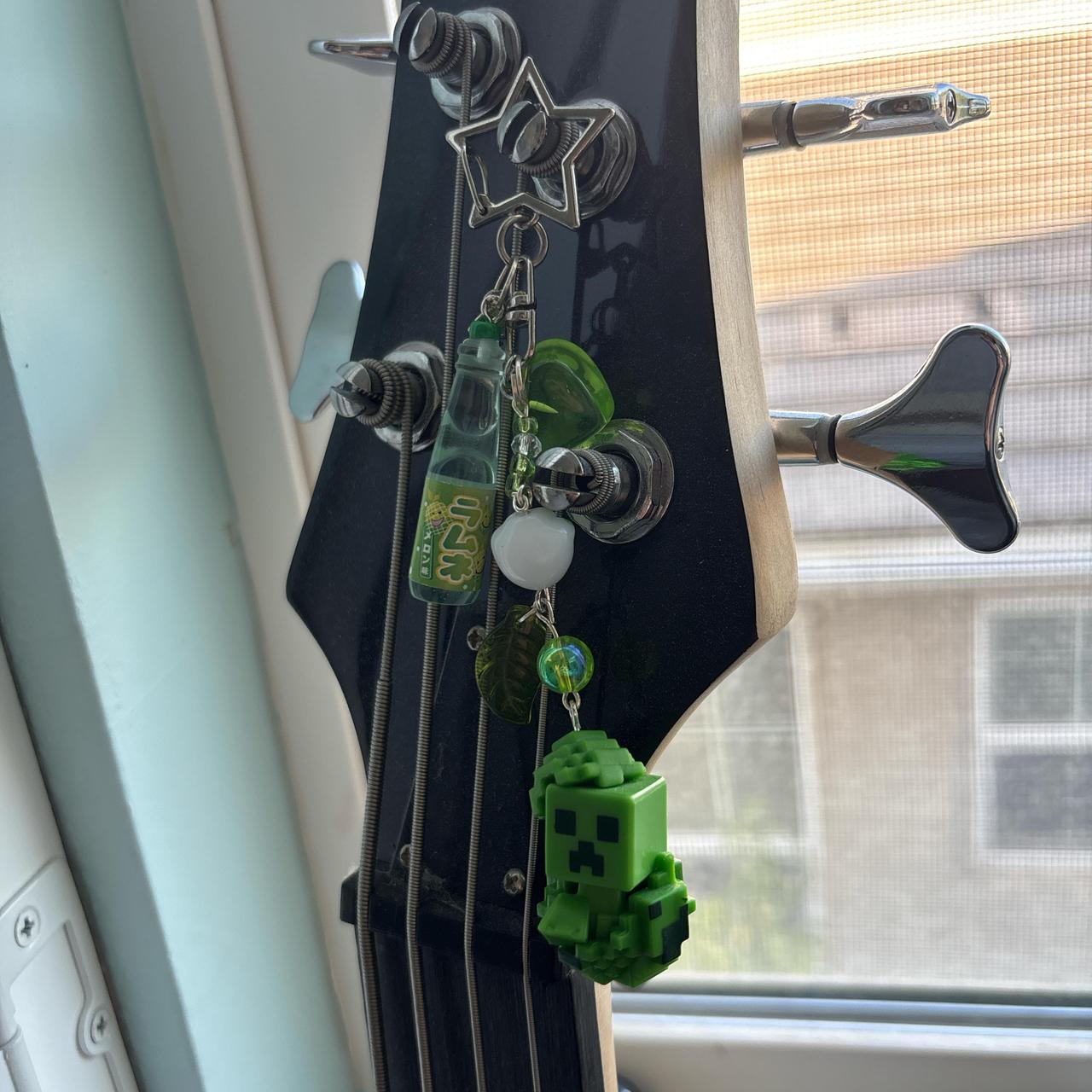 Minecraft Creeper keychain cute handmade scene charm... | Depop