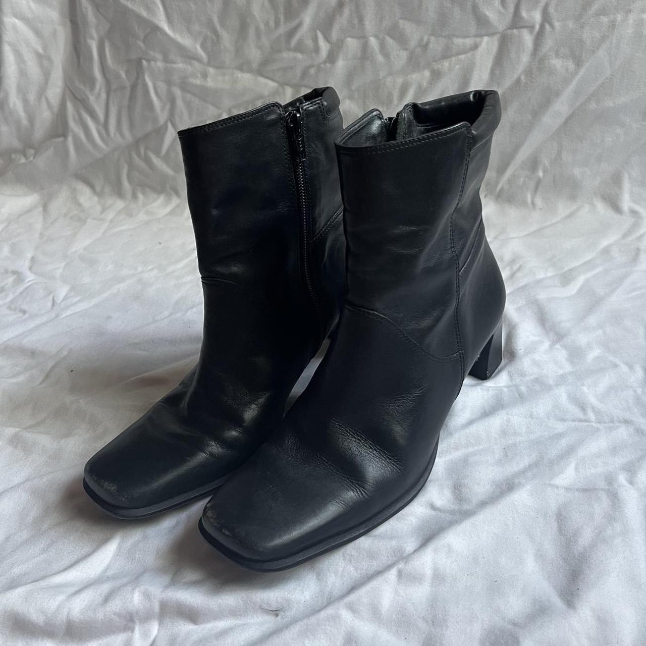 Bass Black Booties The Perfect Black Booties Depop
