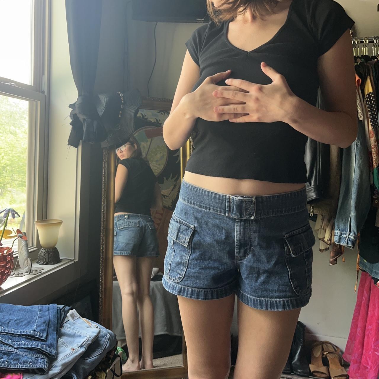 Unique vintage denim shorts Depop payments only... - Depop