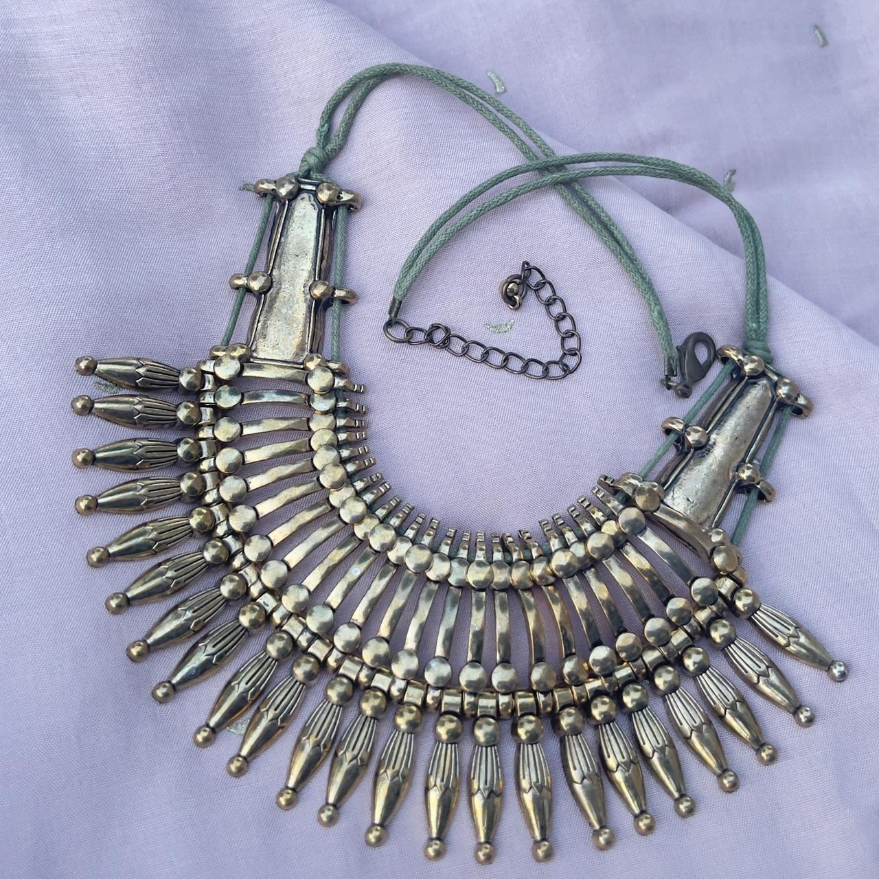 Women's Gold and Green Jewellery | Depop