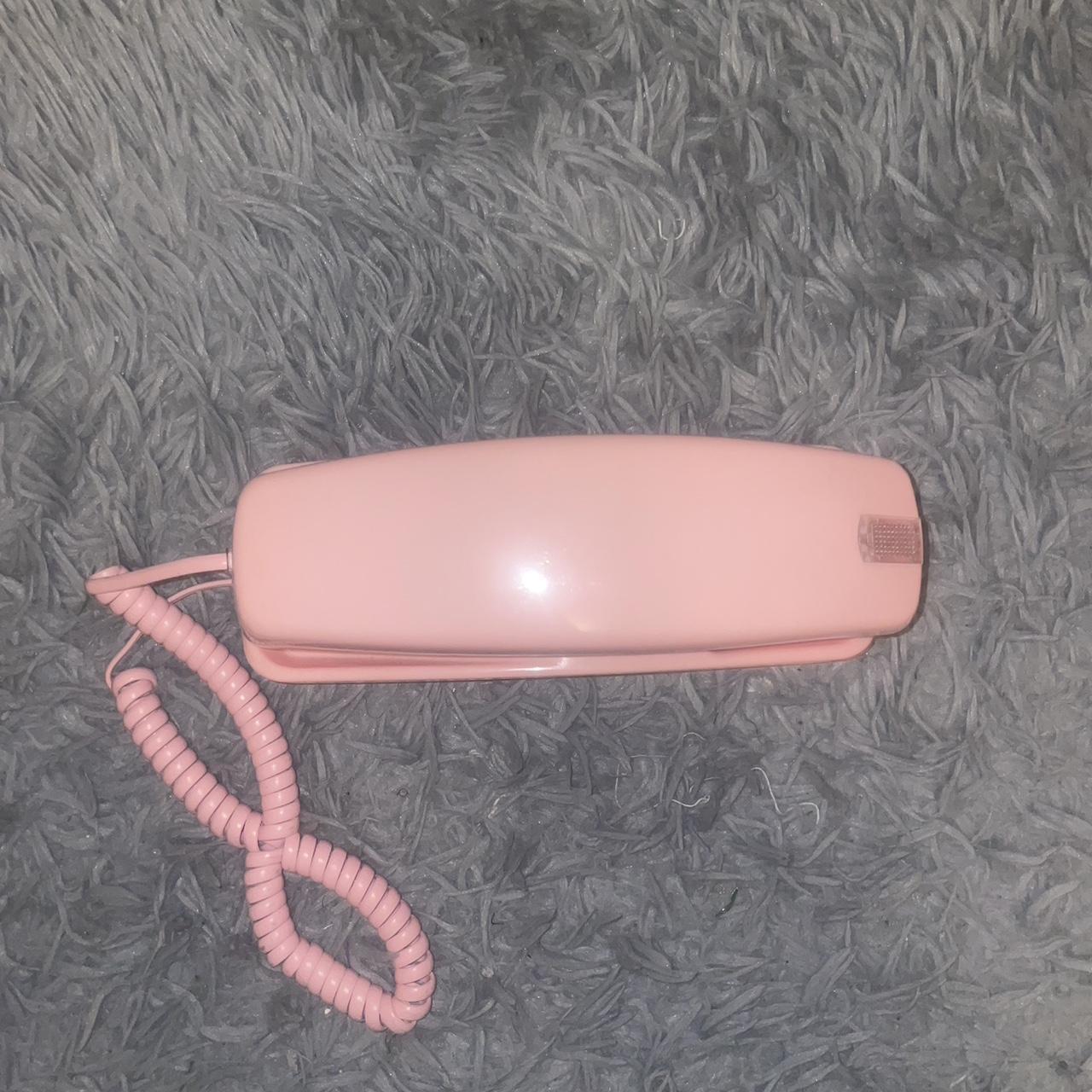 Pink Landline Phone Has an RJ-11 cord Purchased on... - Depop