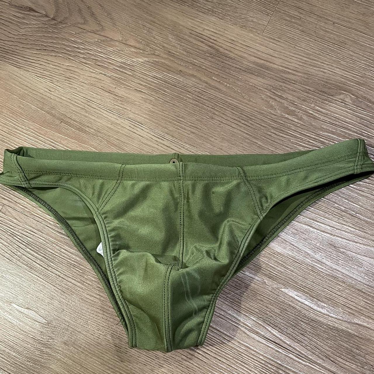 Rufskin Green Cheeky Swim Briefs Get cheeky with... - Depop
