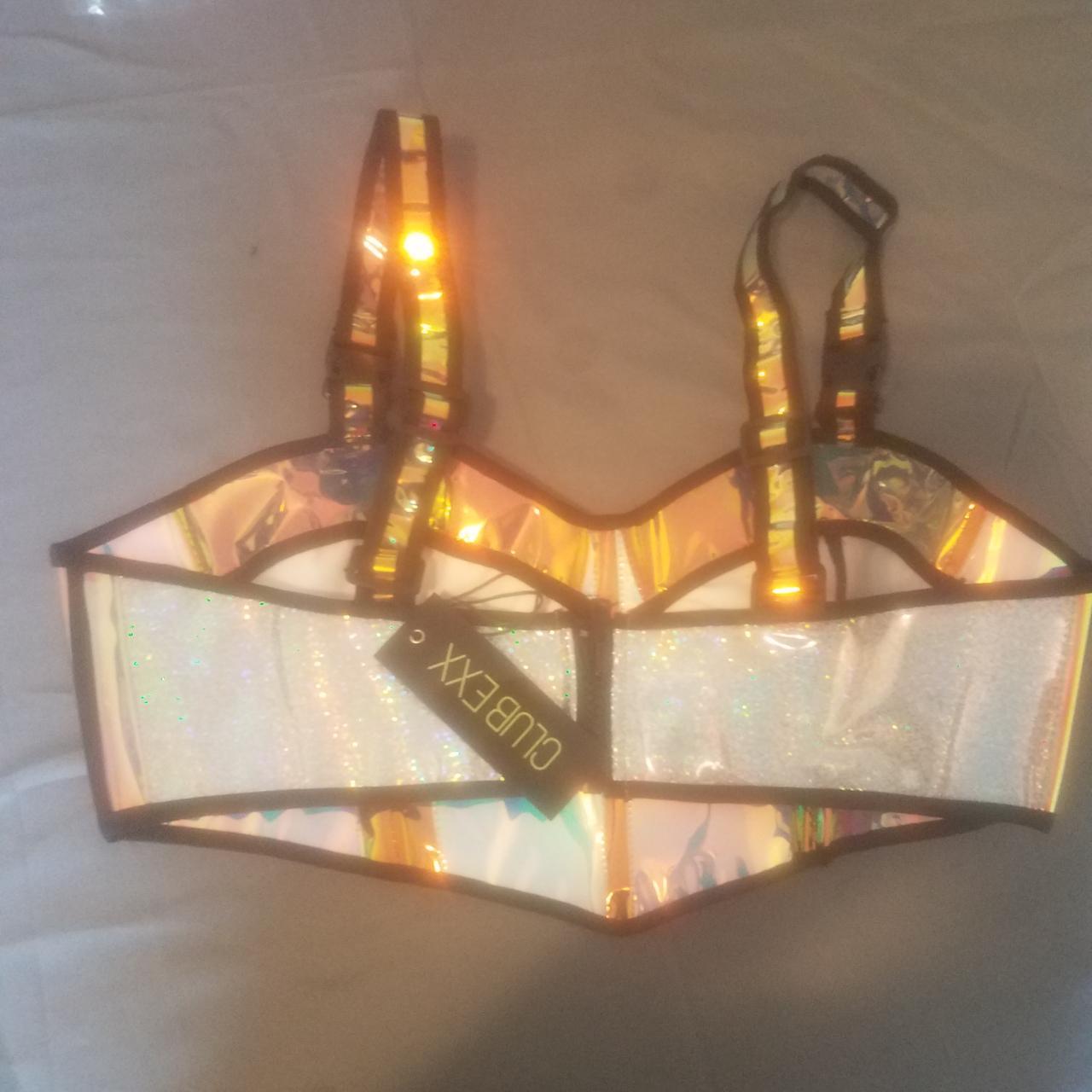 Club Exx PVC bustier top. NWT As you can see it has... - Depop