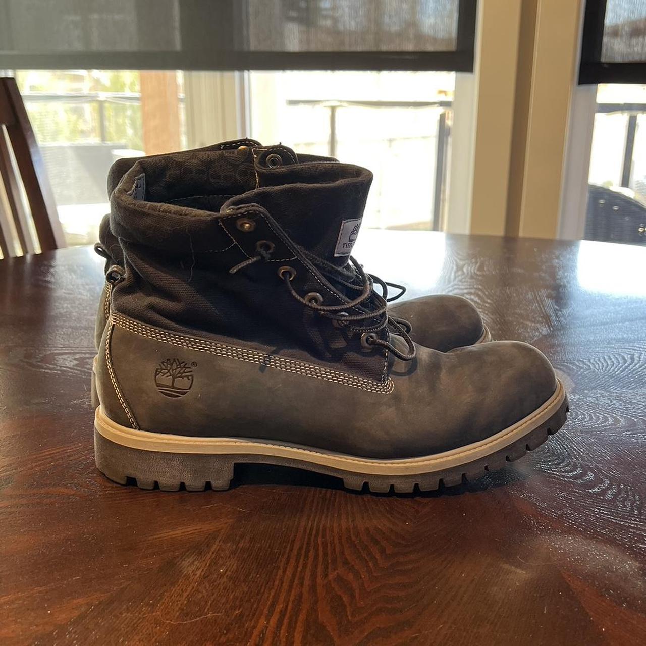 Timberland Boots •Timberland navy work... - Depop