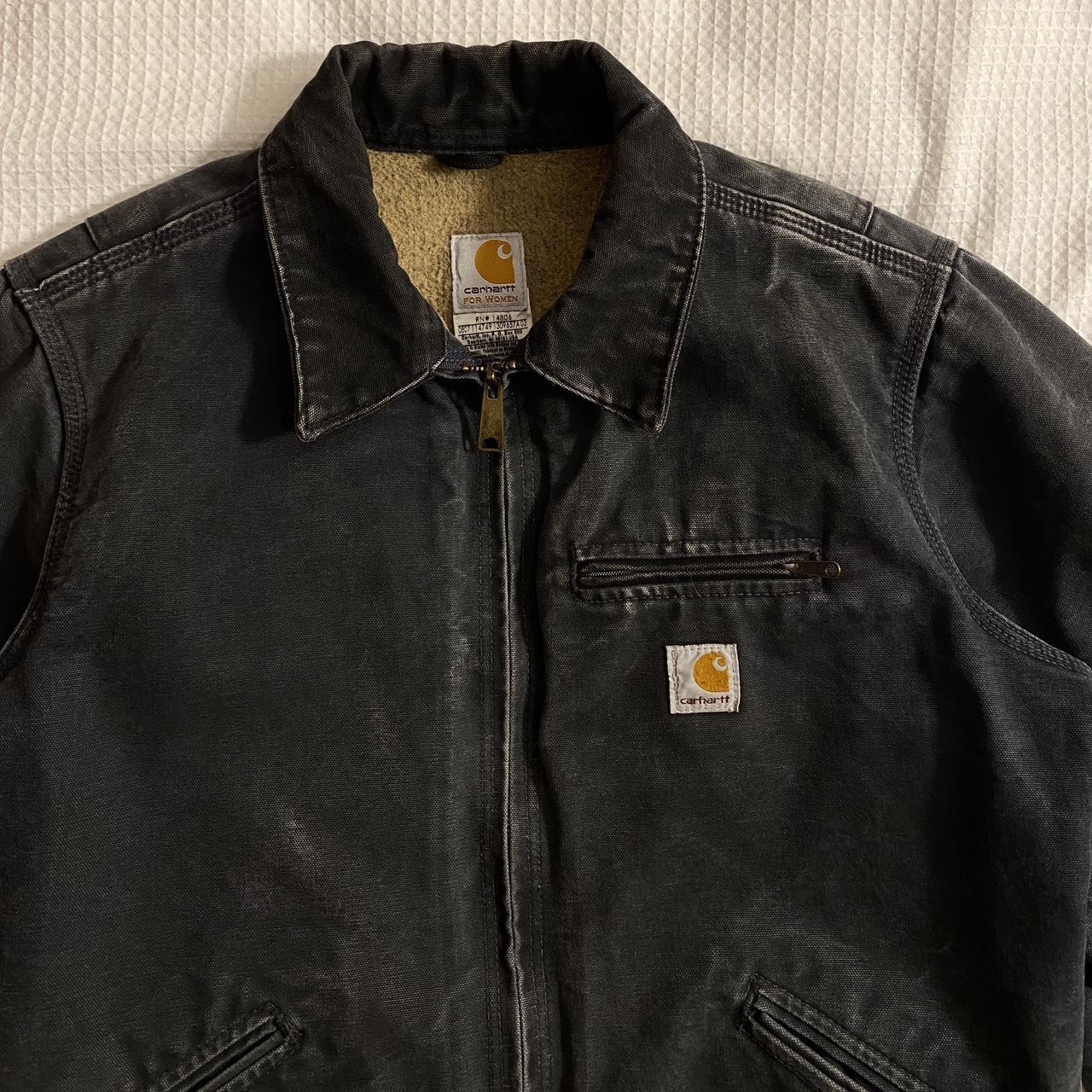 Carhartt Detroit Jacket Dark Grey Colourway Boxy fit... - Depop