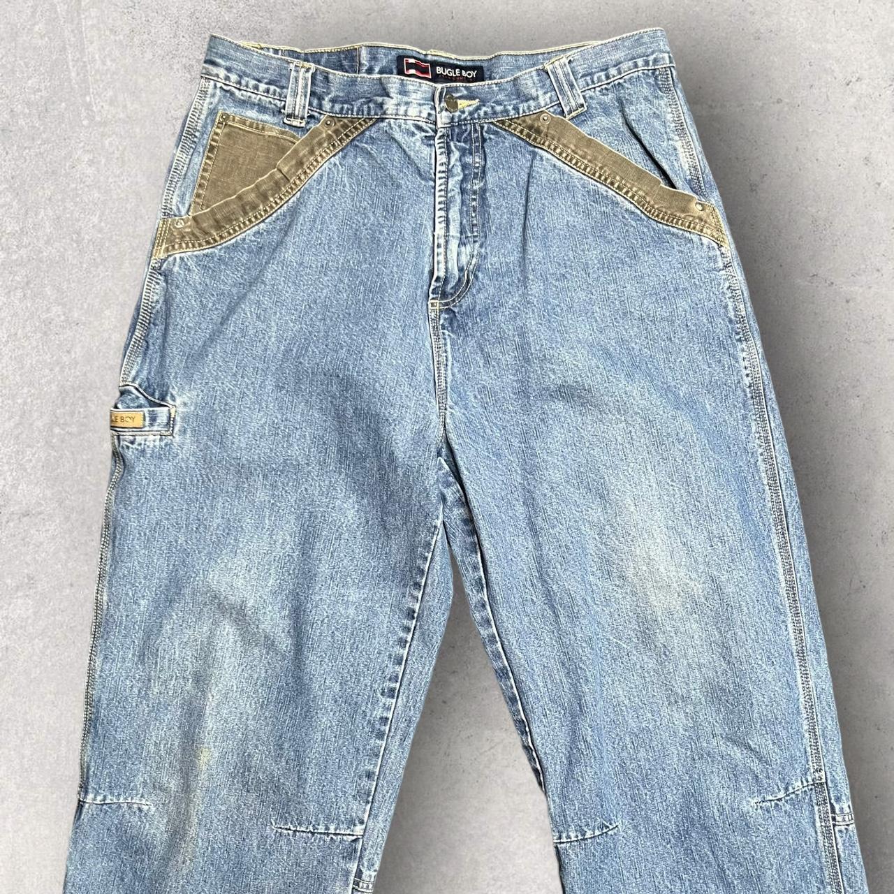 Vintage 90s Bugle Boy Baggy Skater Jeans • Size... - Depop