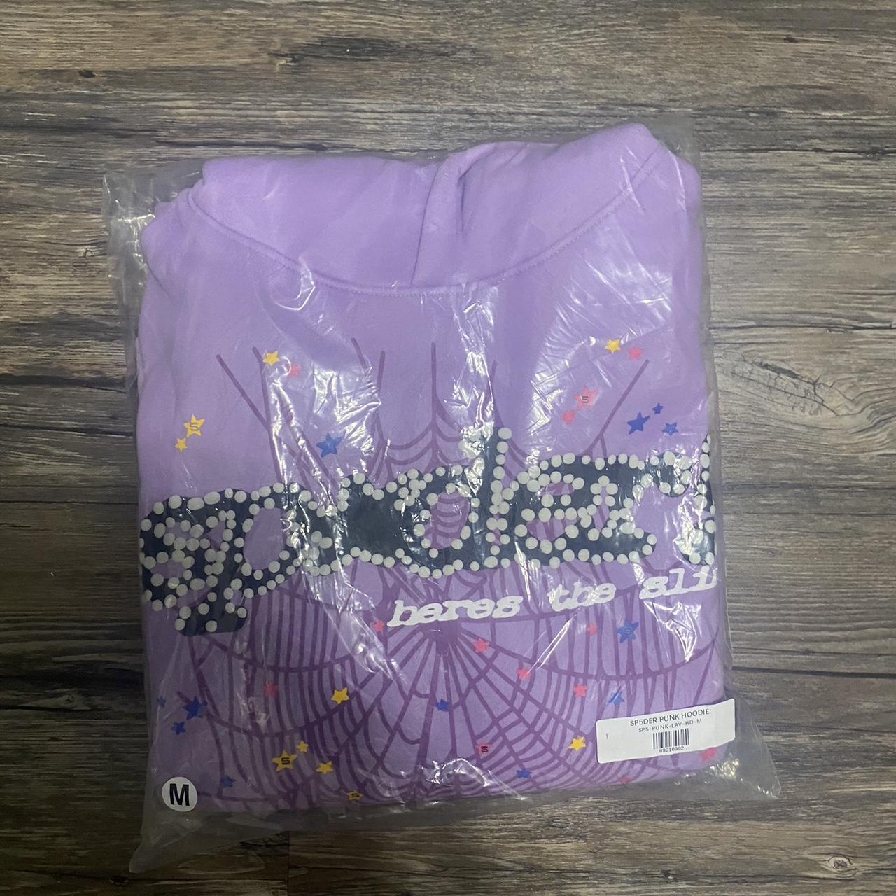 “Acai” Purple Spider Hoodie Brand New Size... | Depop