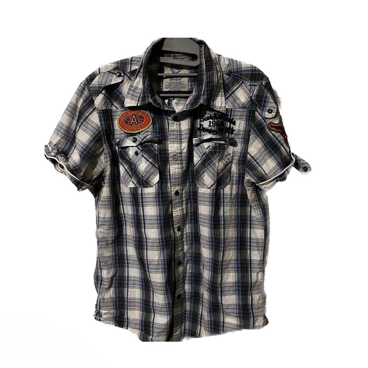 Affliction like button up Size Small Zero... - Depop