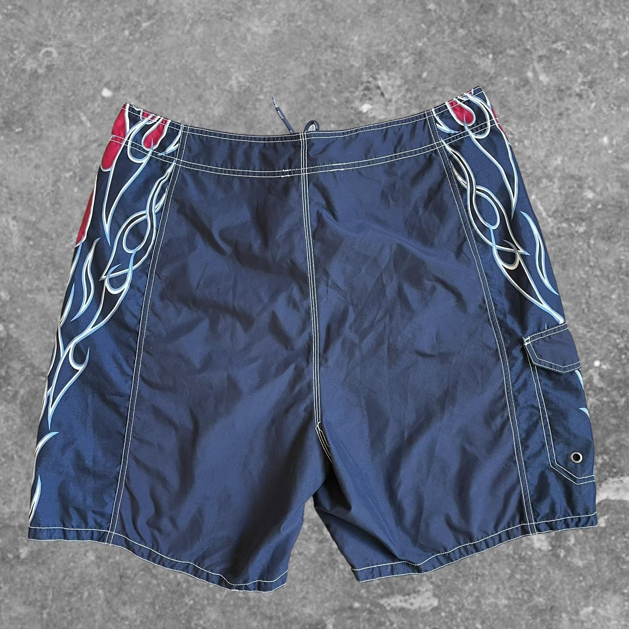 Flame Swim Trunks Size: XL Waist: 37” Inseam:... - Depop