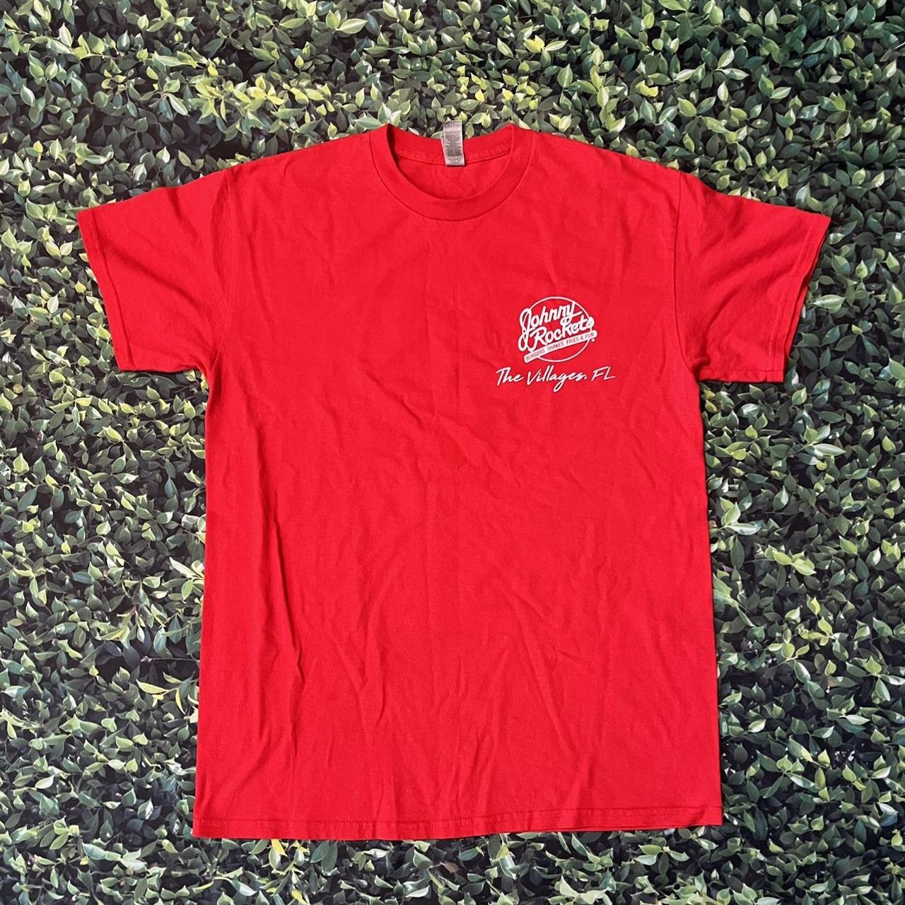 Johnny Rockets FL Red Tee Shirt Like... - Depop