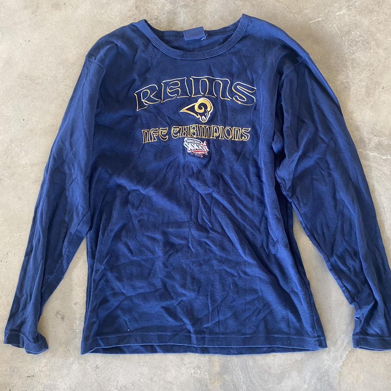 Vintage Rams shirt Women’s Doesn’t say size but... - Depop